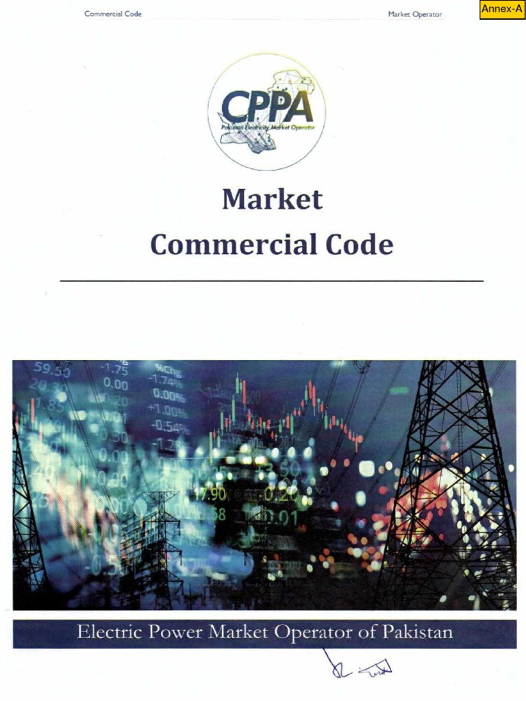 Market Commercial Code CPPAG | PDF | Electrical Grid | Electric Power ...