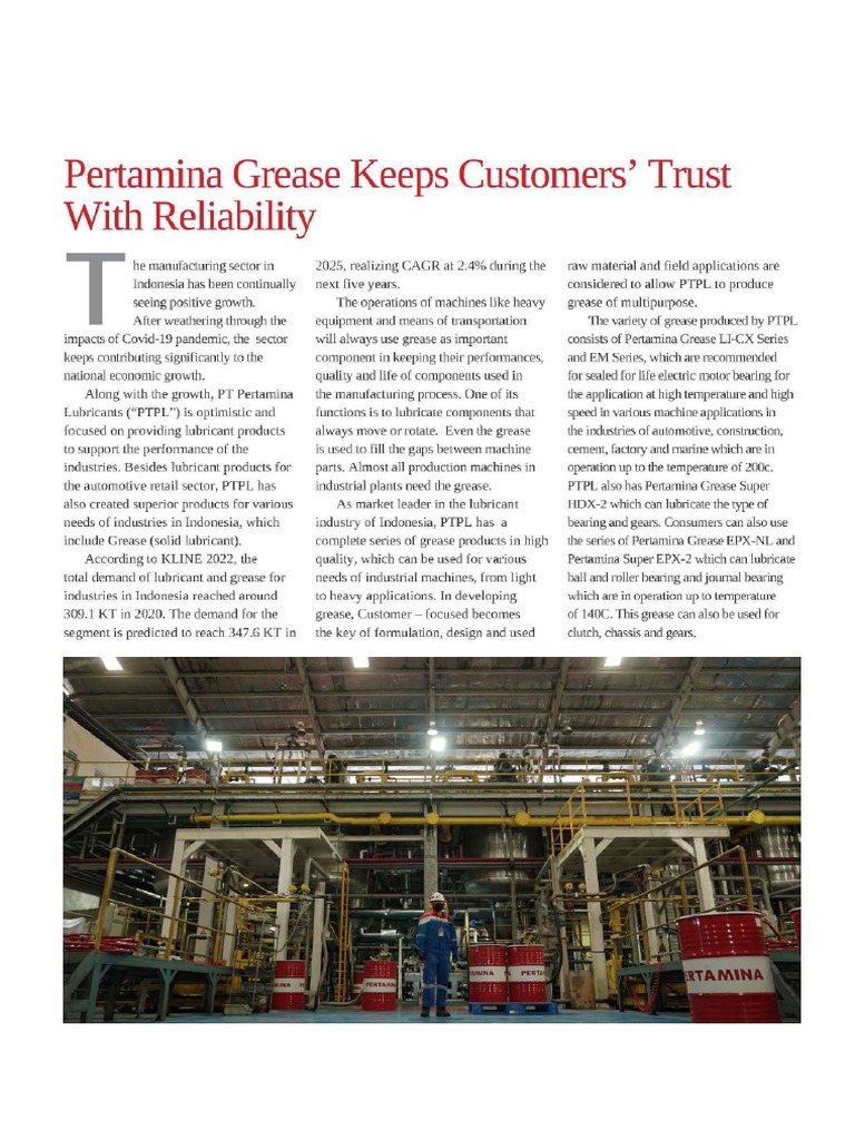 Pertamina Grease | PDF