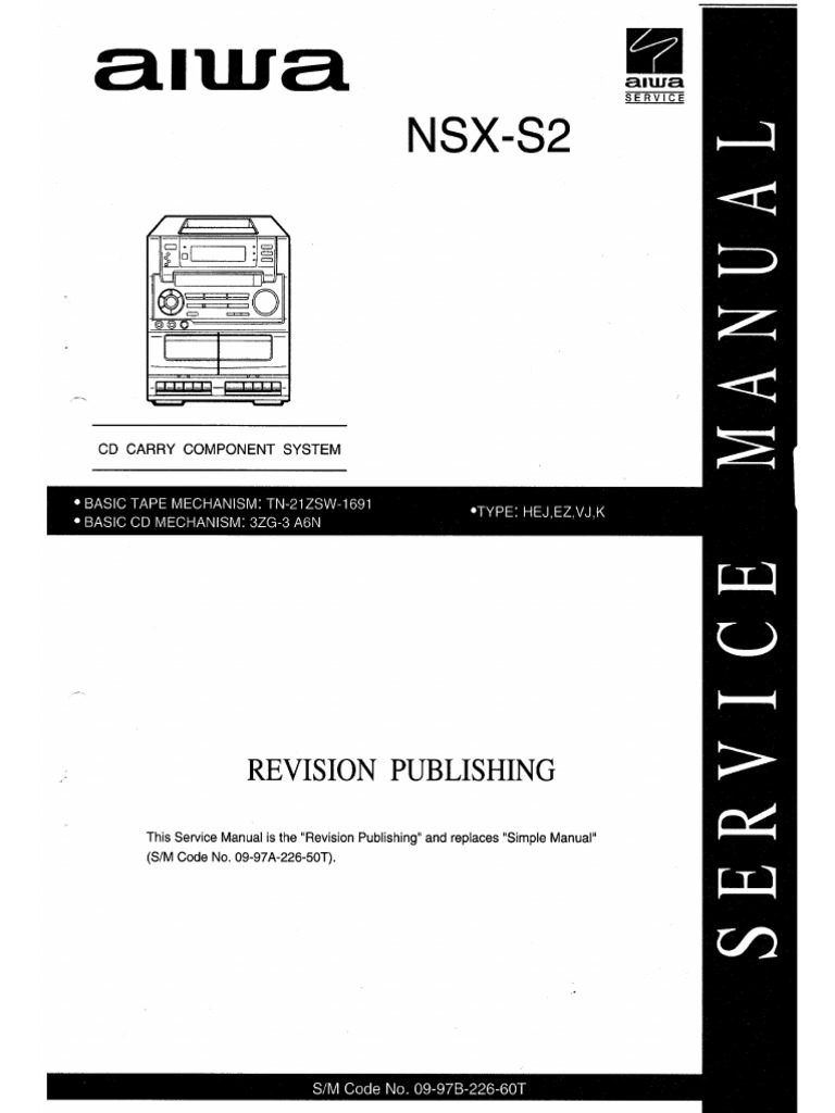 Aiwa nsx-s2 Rev | PDF
