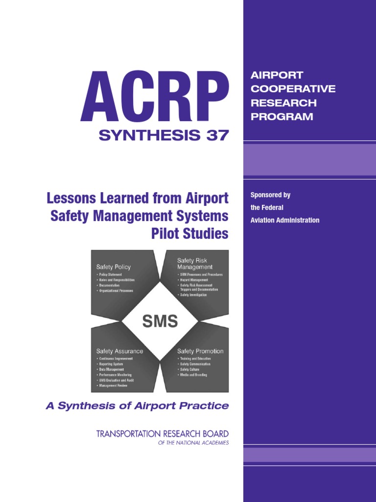Lessons Learned From Airport Safety Management Systems Pilot Studies ...