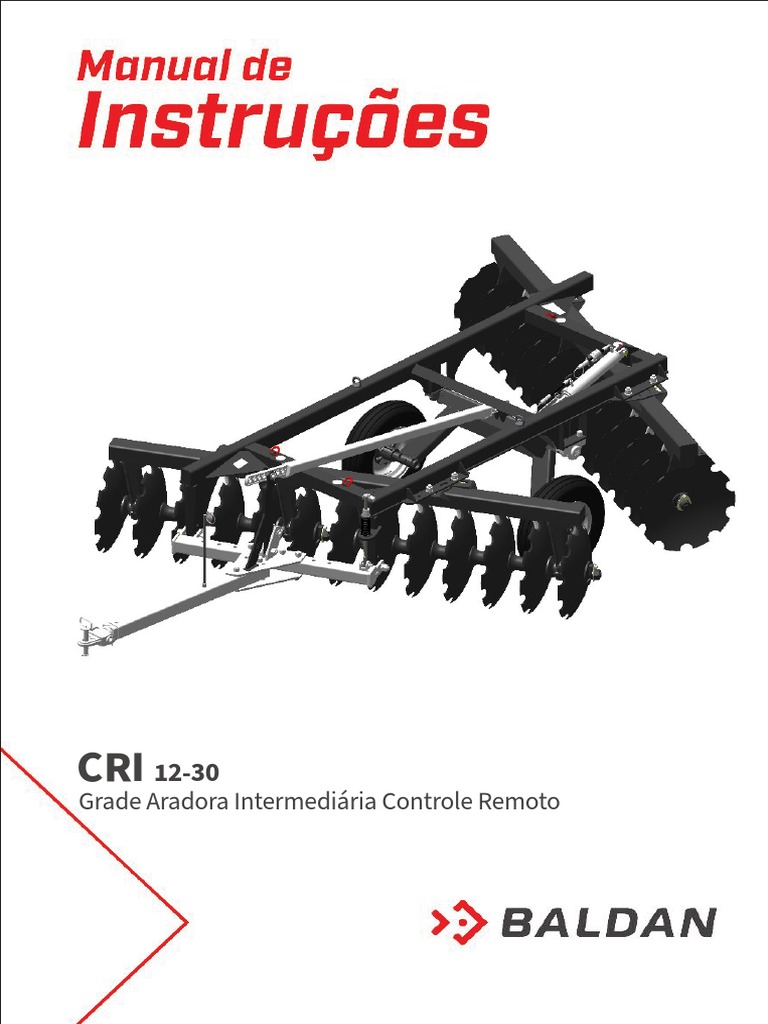 Manual-De-Instrucoes-Cri 12 A 30 Discos (Ano 2022) | PDF | Trator ...