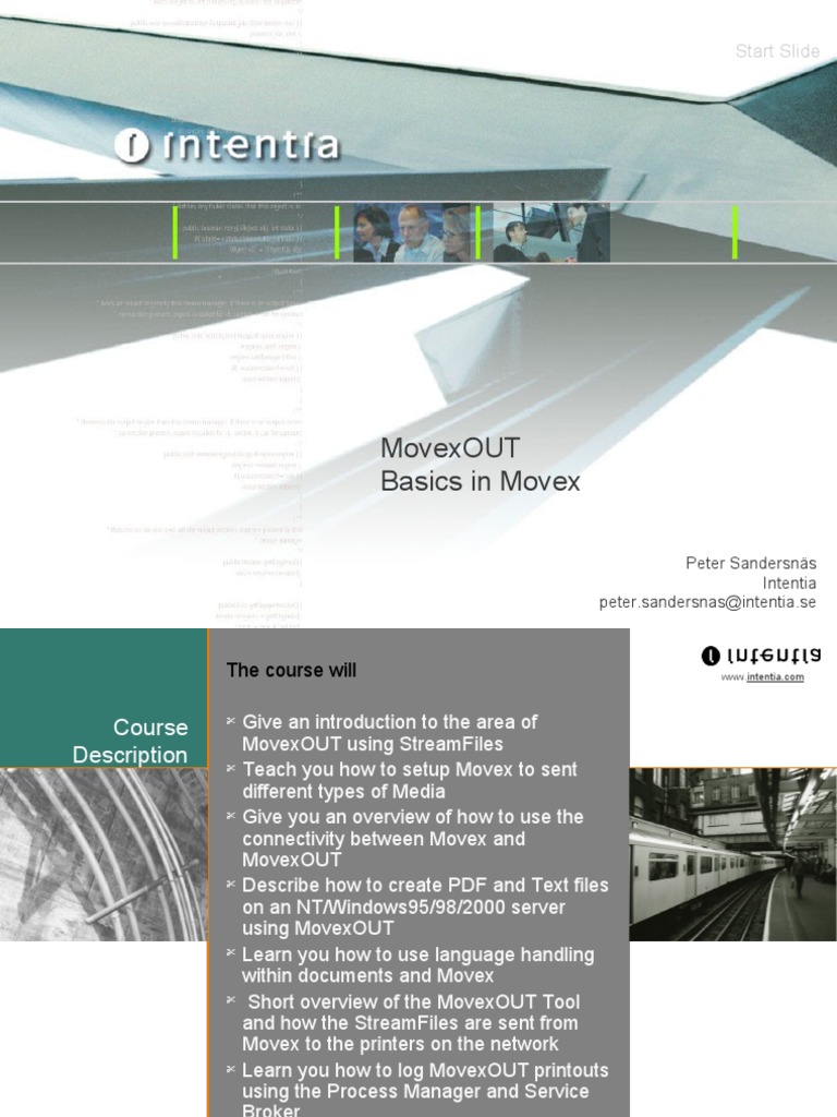 v1.1 MOM - Basics in Movex Course | PDF | Electronic Data Interchange ...