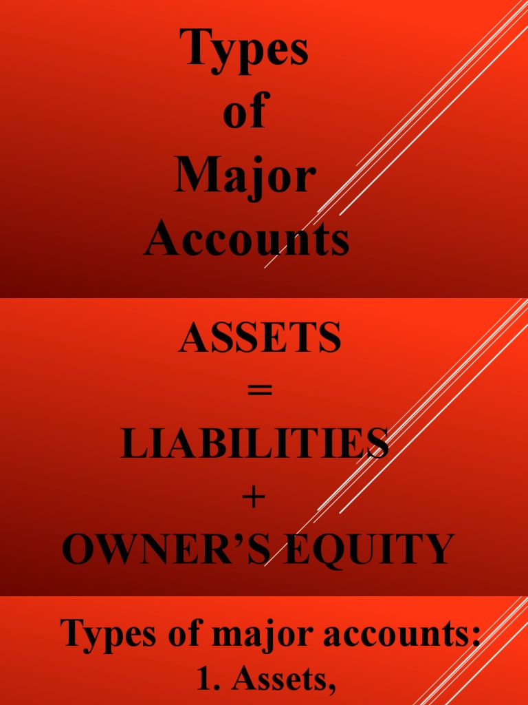 Types of Major Accounts | PDF