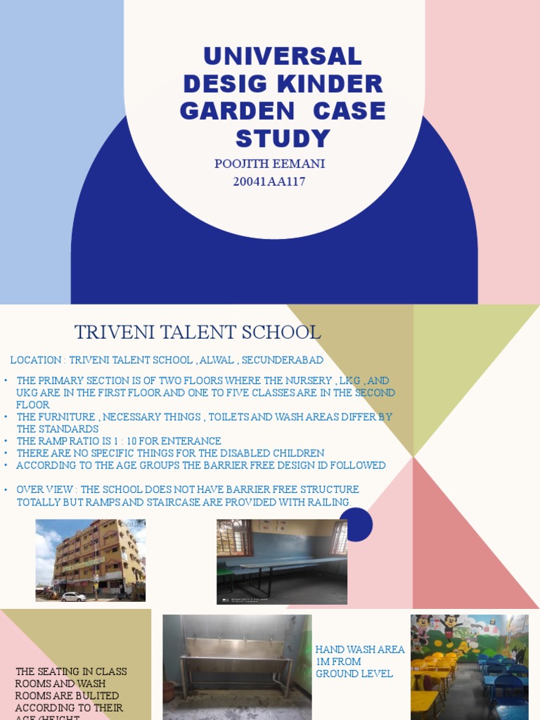 Universal Desig Kinder Garden Case Study | PDF