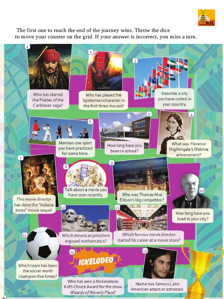 Level A2.1 Present Perfect Board Game | PDF