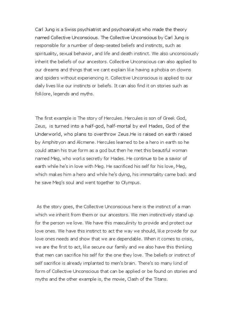 Carl Jung Is A Swiss Psychiatrist And Psychoanalys Pdf Hades Beowulf