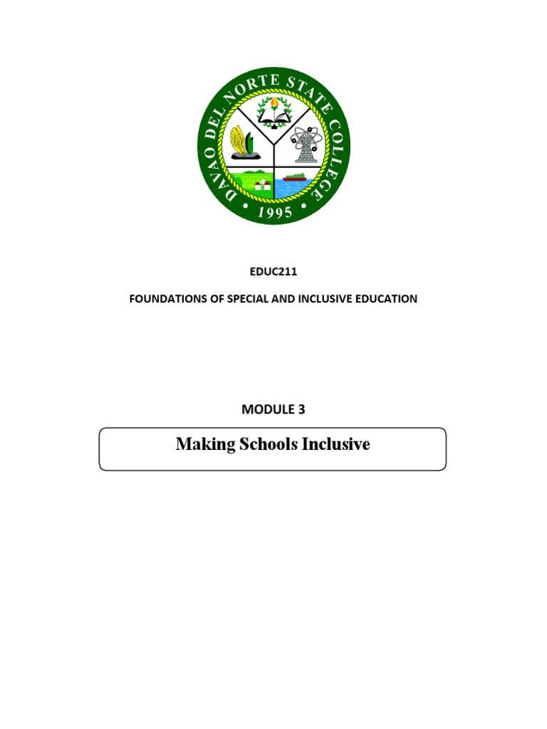 Chapter 3 Making Schools Inclusive | PDF | Differentiated Instruction ...