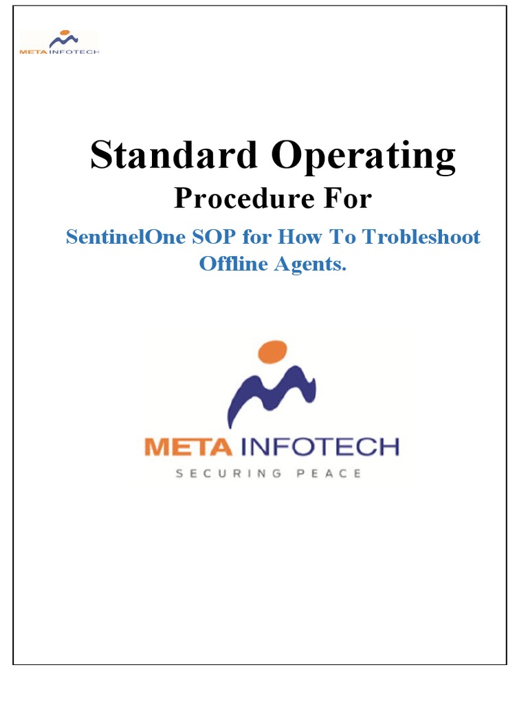 SOP For How To Trobleshoot Offline Agents | PDF
