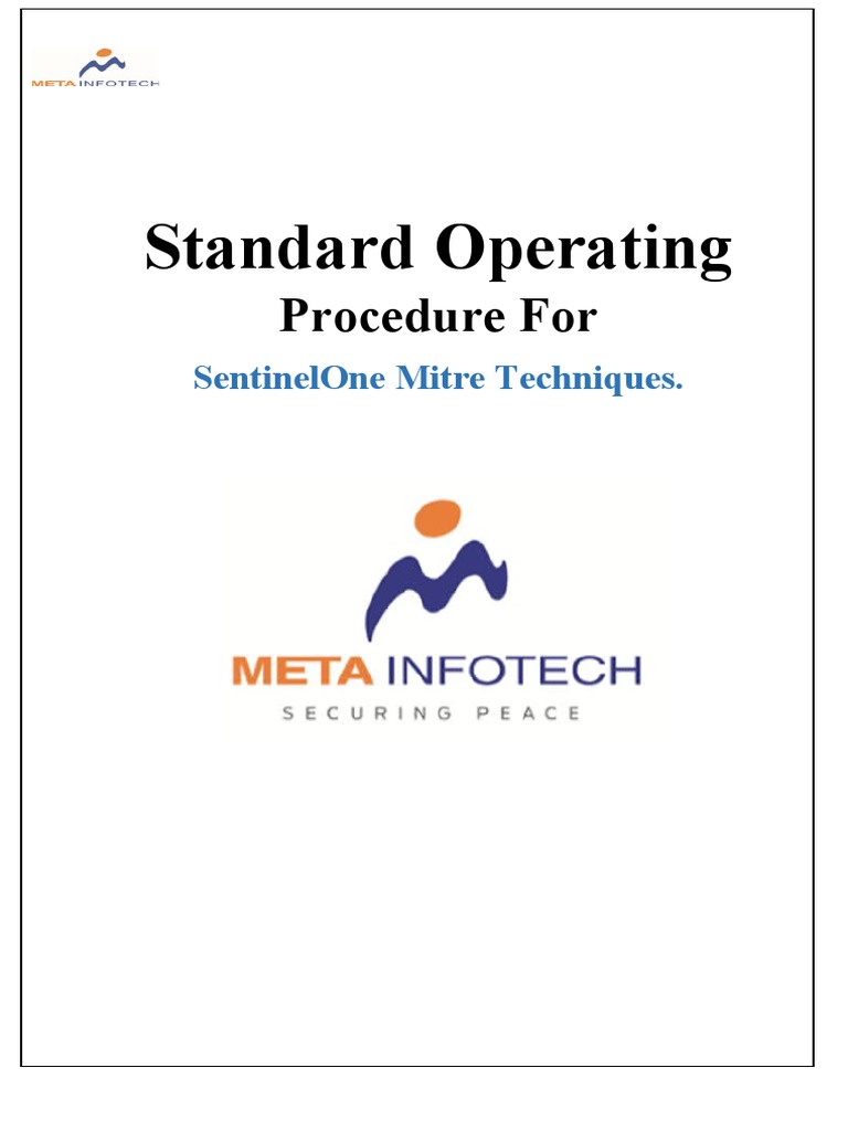 SOP For Mitre Techniques | PDF