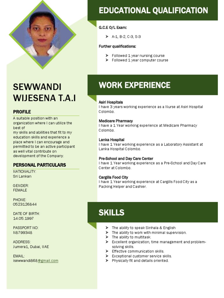 CV Ishara PDF | PDF | Health Sciences | Public Services