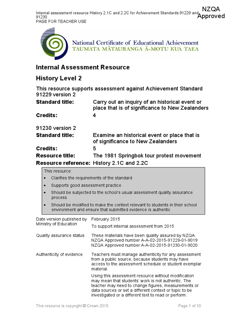history2_1c_and_2_2c_feb15 | PDF | Educational Assessment | Teachers