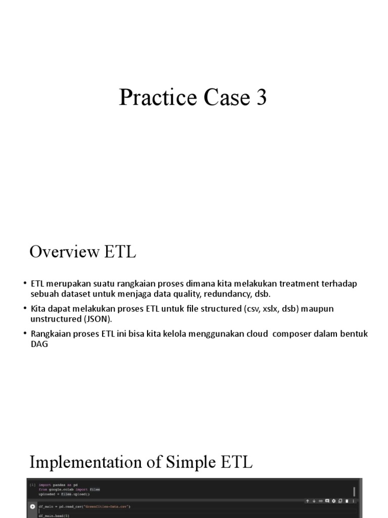 Practice Case 3 - Radifan Taufik | PDF
