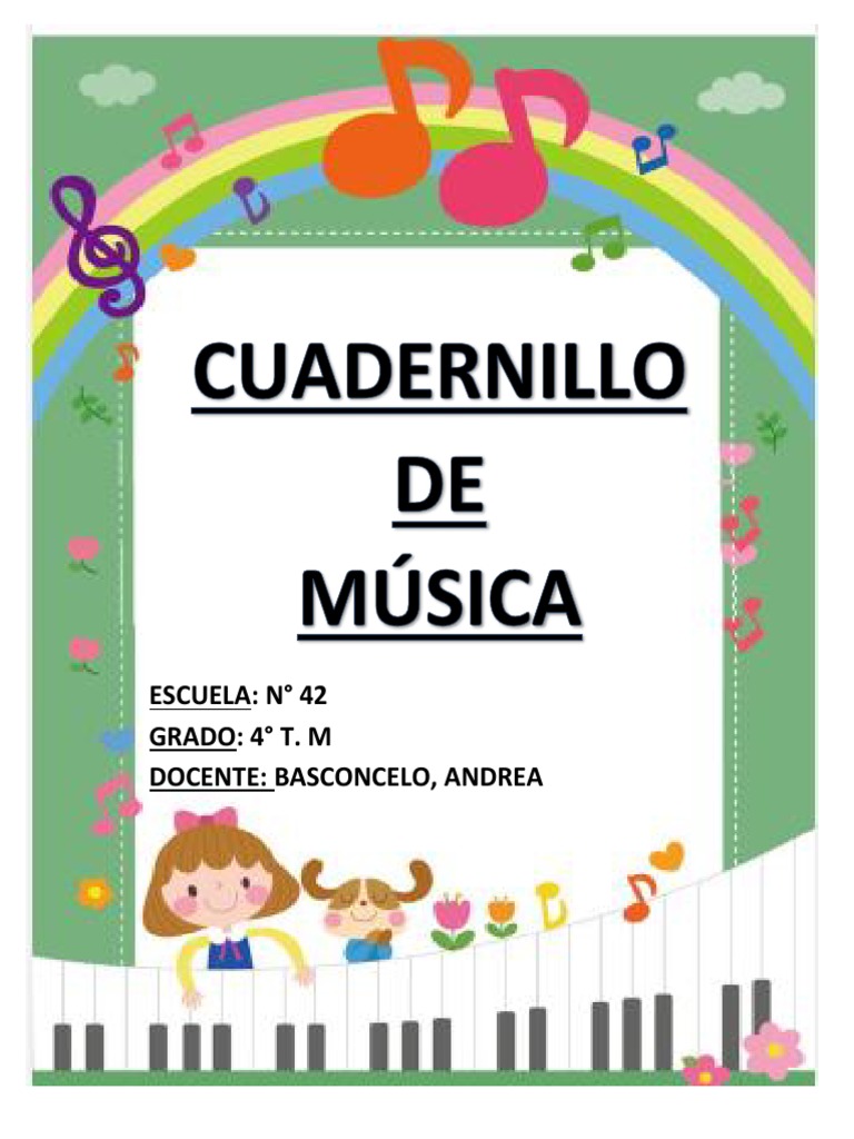 Cuadernillo de Música para Primaria | PDF | Sonido | Composiciones ...