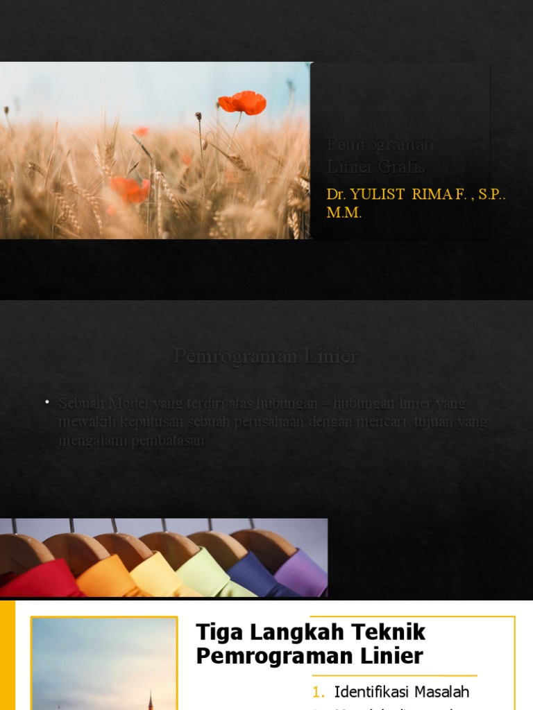 P.2. Pemrograman Linier Grafis Maksimasi | PDF