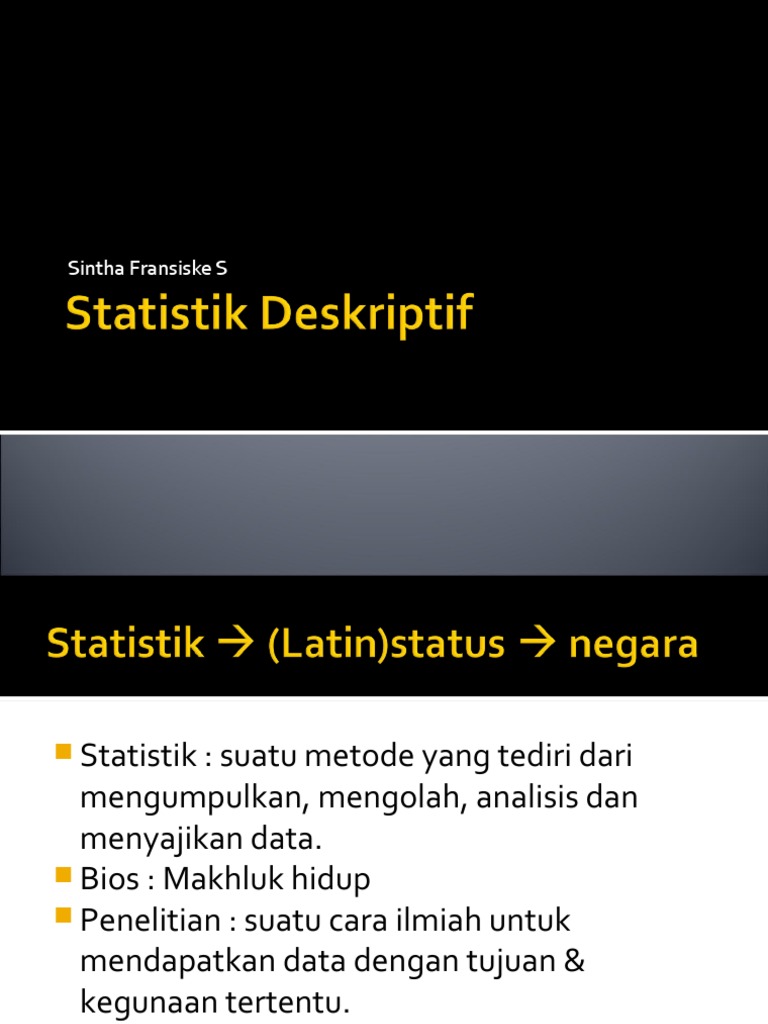 Statistik dan Data Penelitian Kesehatan | PDF