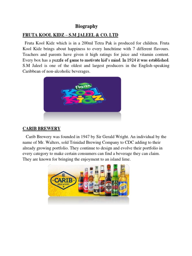 Music SBA Biography PDF | PDF | Milk | Dairy