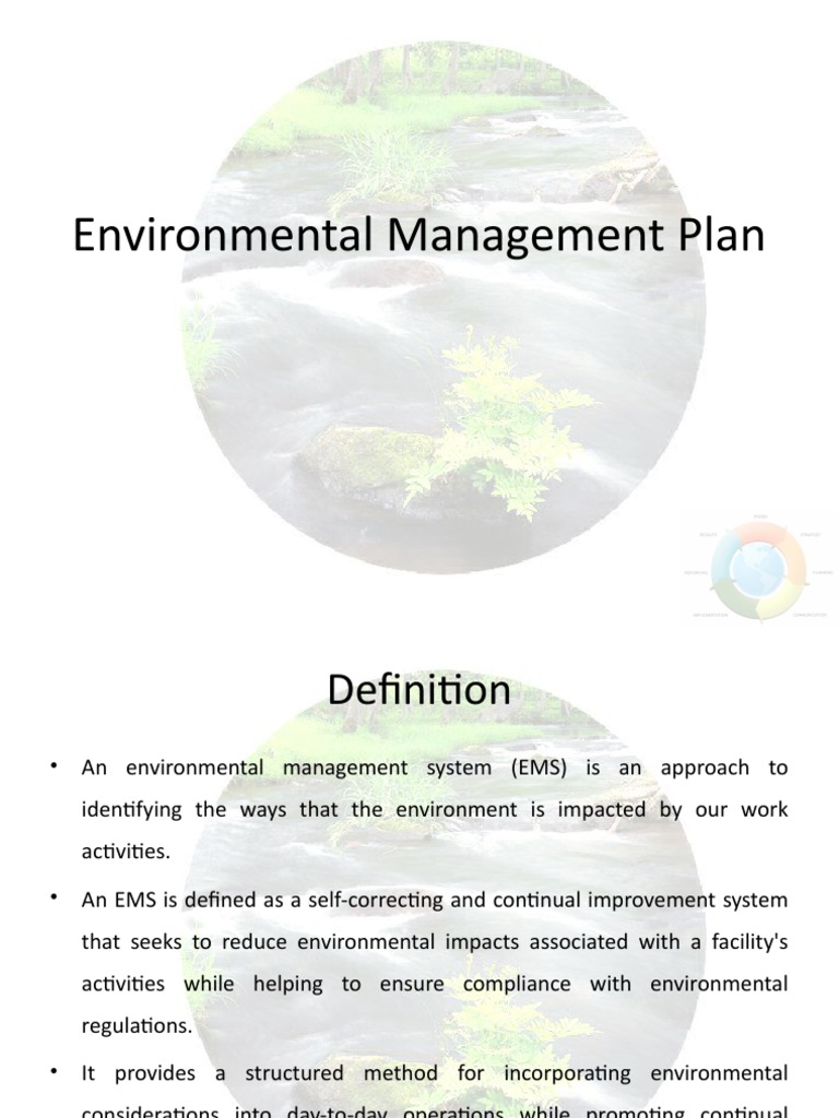 Environmental Management Plan Overview | PDF | Audit | Risk