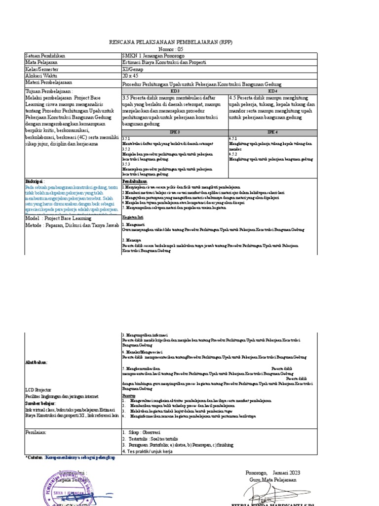 PRINCIPLES OF ESTIMATING UNIT PRICE SCHEDULE FOR BUILDING CONSTRUCTION ...