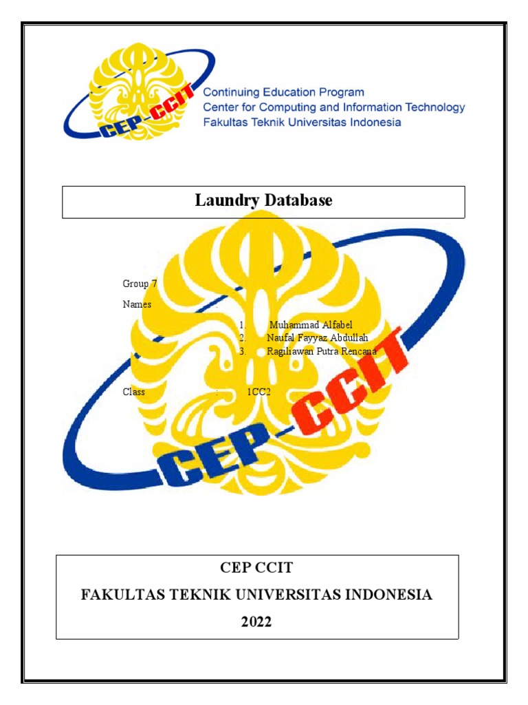 Makalah Laundry Databaseee | PDF | Computing | Data Management