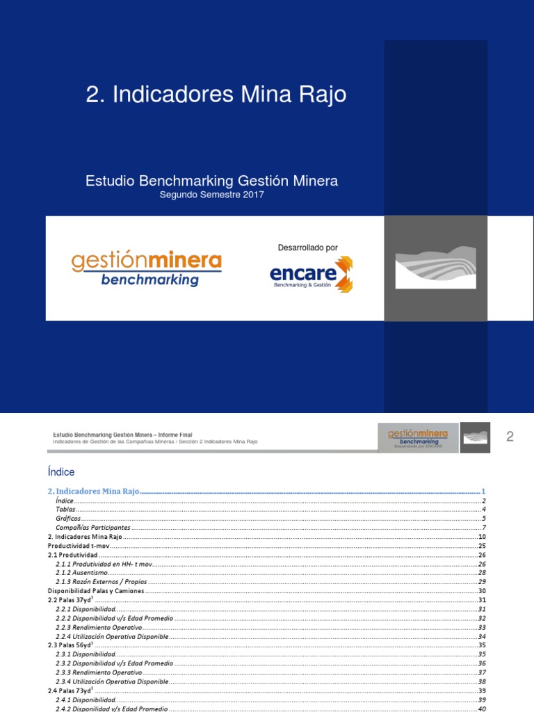 Secc 2 Mina Rajo S2 2017 - Informe Final | PDF