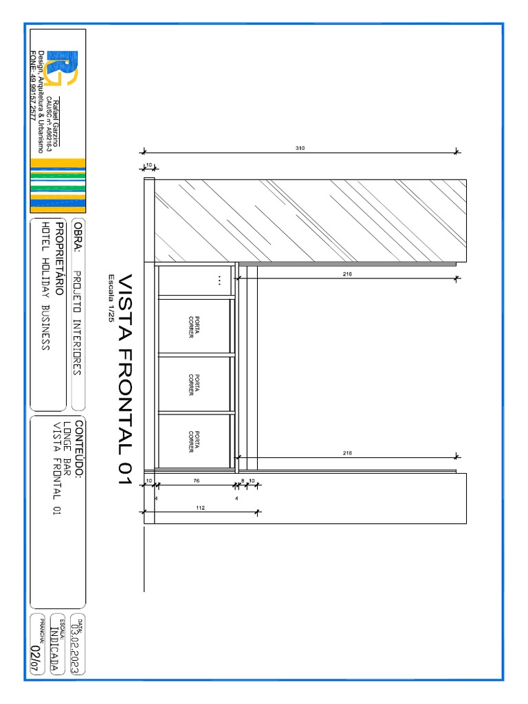 Prancha A4 Bar 02 PDF | PDF