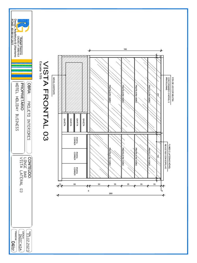 Prancha A4 Bar 04 PDF | PDF