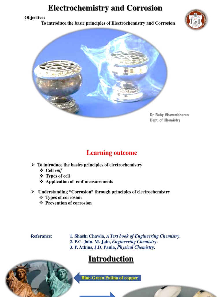 Lecture 1 Module 1 PDF | PDF | Corrosion | Electrochemistry