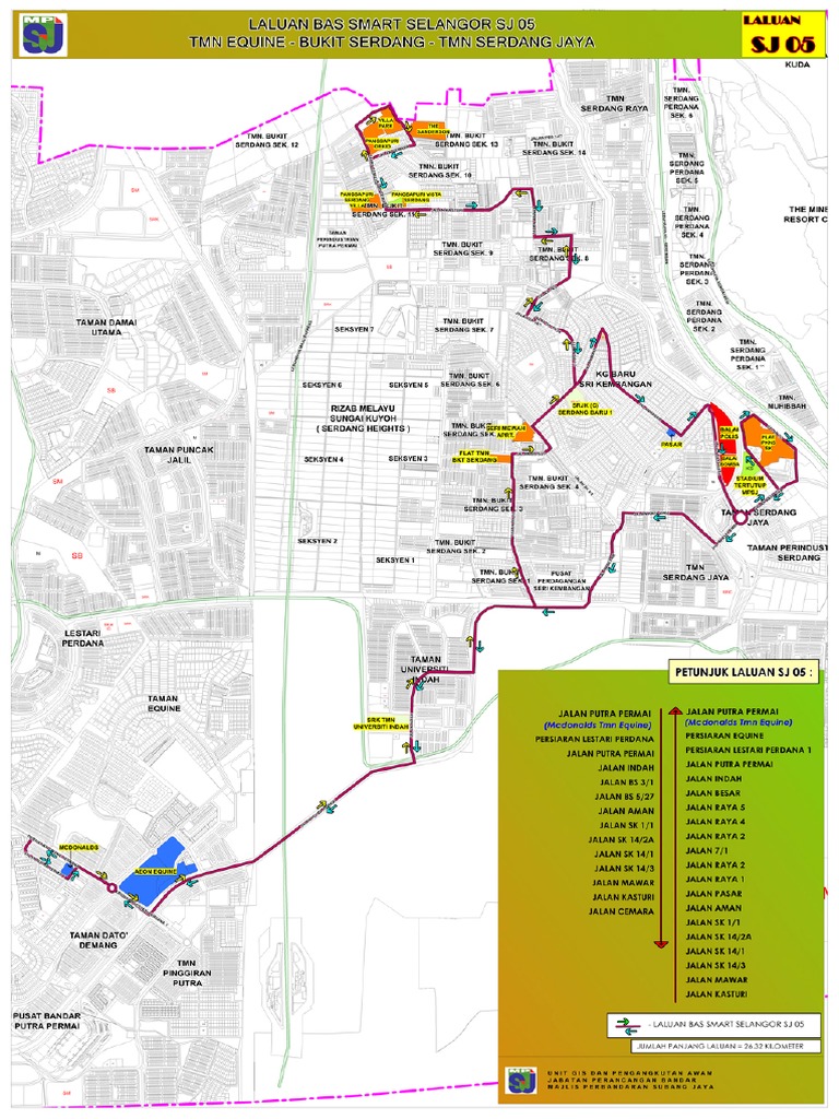 Laluan 5 Bas Smart Selangor | PDF