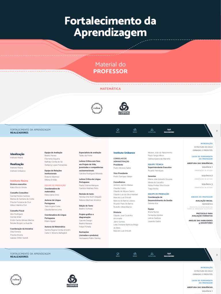 SD1 Mat Vol1 | PDF | Aprendizado | Pedagogia