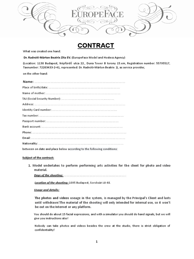 Contract PDF | PDF | Private Law | Business