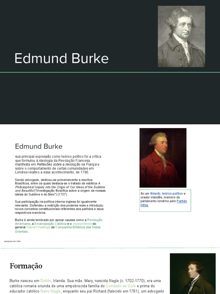 Edmund Burke | PDF | Edmund Burke