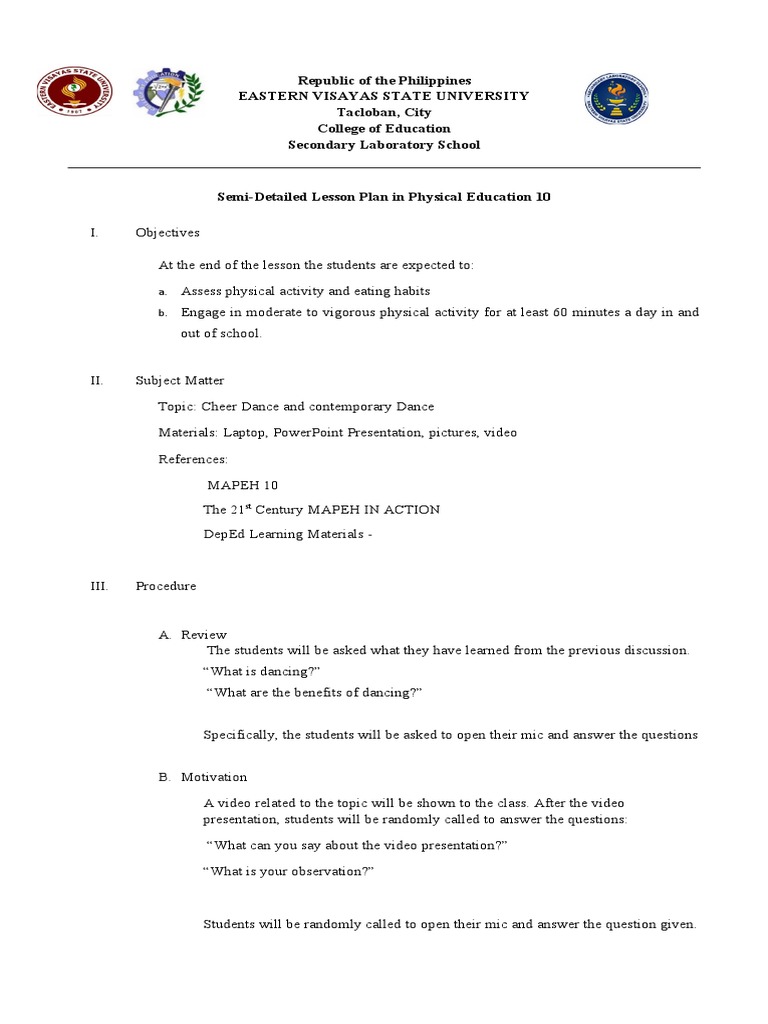 LP Pe 10 Newton | PDF | Teachers | Lesson Plan