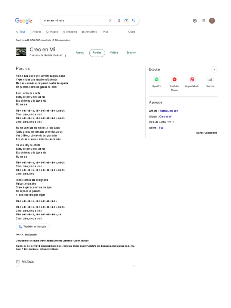 Creo en Mi Letra - Recherche Google PDF | PDF | Medios de comunicación en masa | Industria de la ...