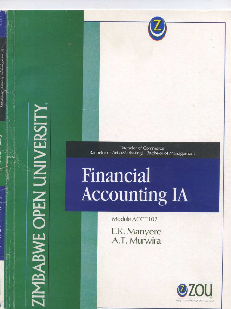 ACCT102 Financial Accounting IA | PDF