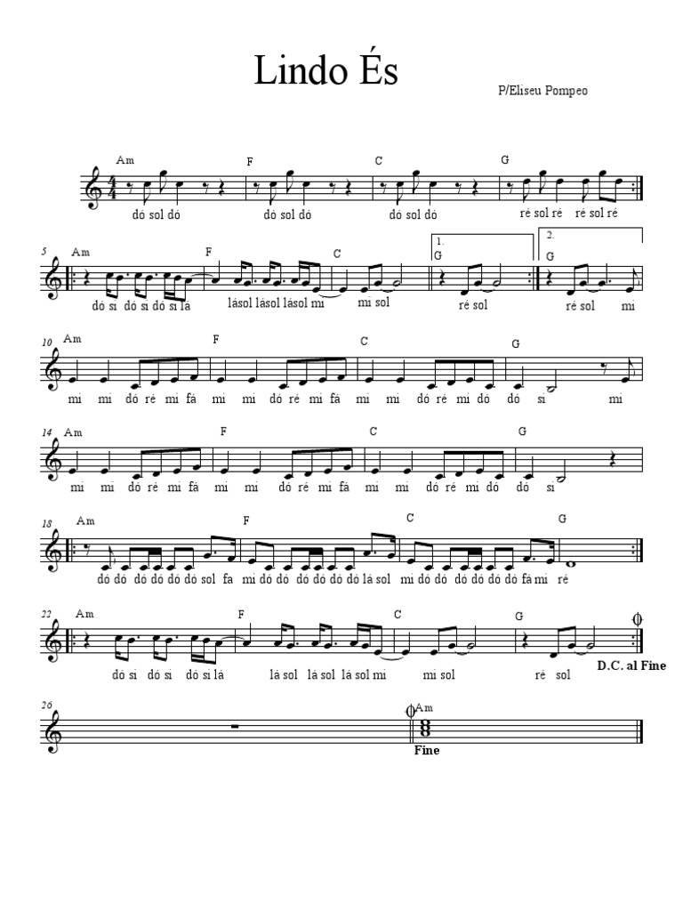 Lindo És | PDF