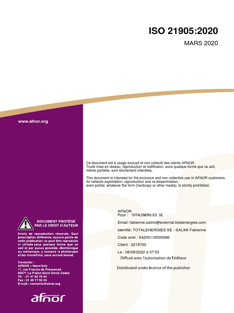 Iso 21905-HRSG | PDF | Construction | Welding
