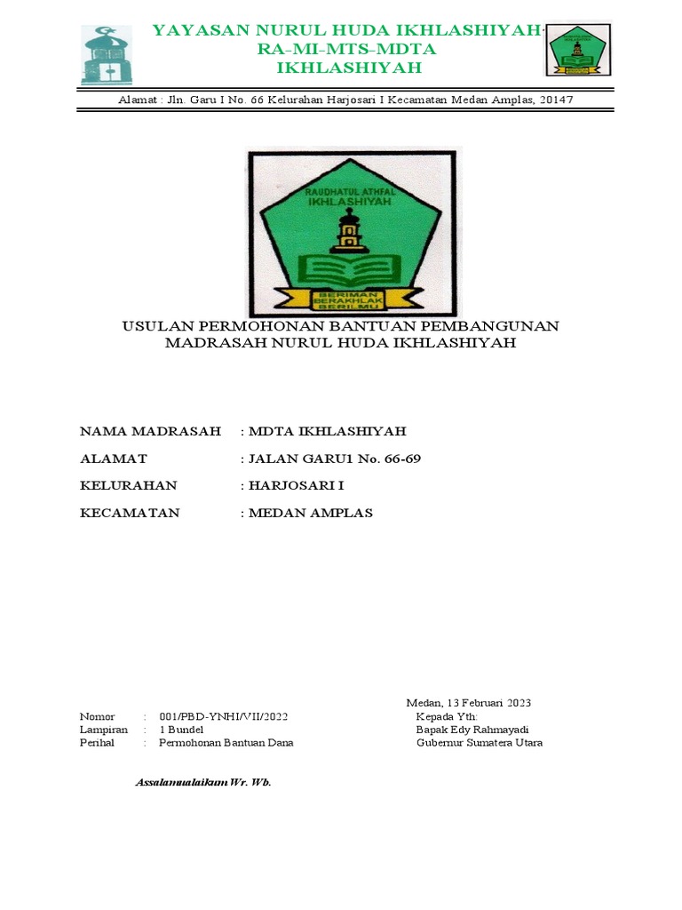 2 - Surat Permohonan Salinan Salinan Salinan | PDF