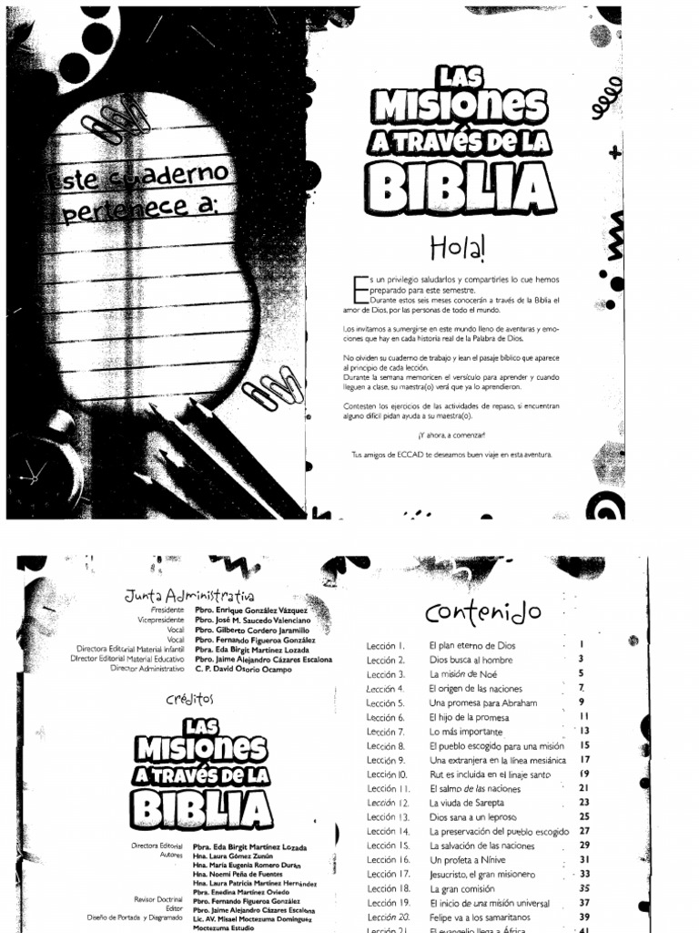 La Misiones A Traves de La Biblia PDF | PDF