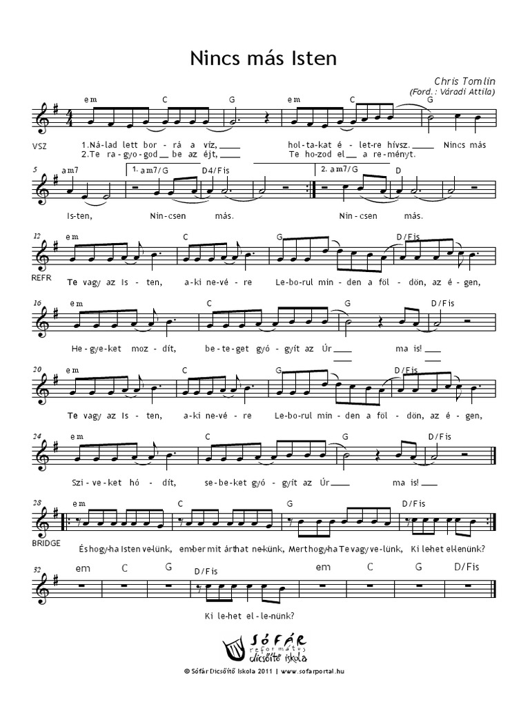 Nincs Mas Isten | PDF
