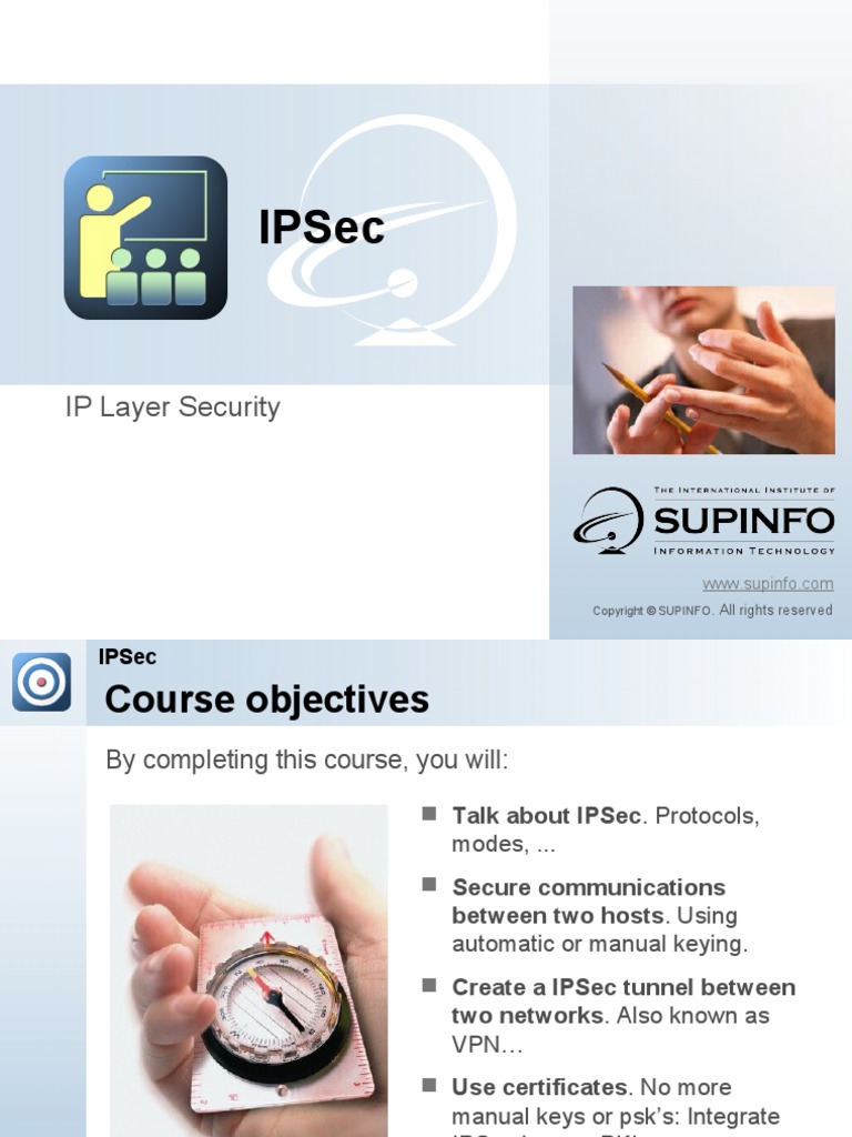 09 - IPSec | PDF | Networking Standards | Computer Architecture