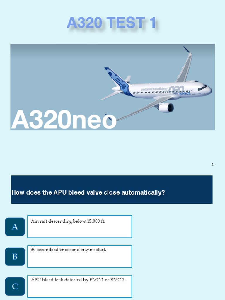 A320 CBT Test Questions and Answers | PDF | Alternating Current ...