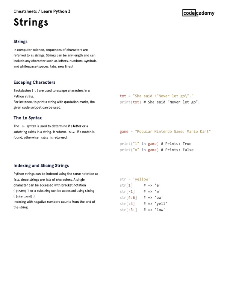 String Pdf Pdf