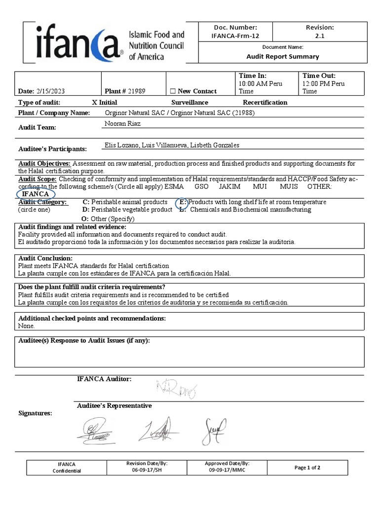 Audit Summary Report | PDF | Audit | Auditor's Report