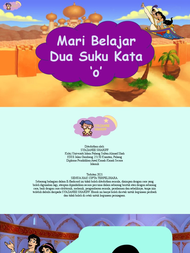 Kad Dua Suku Kata O | PDF