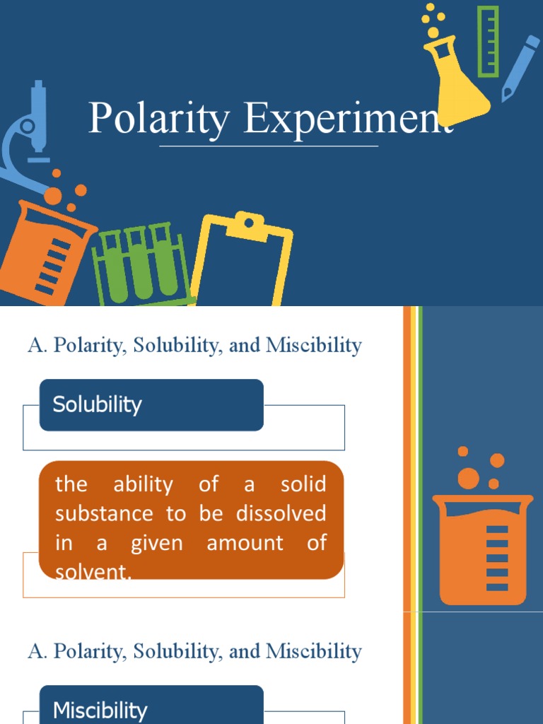 Polarity Experiment | PDF