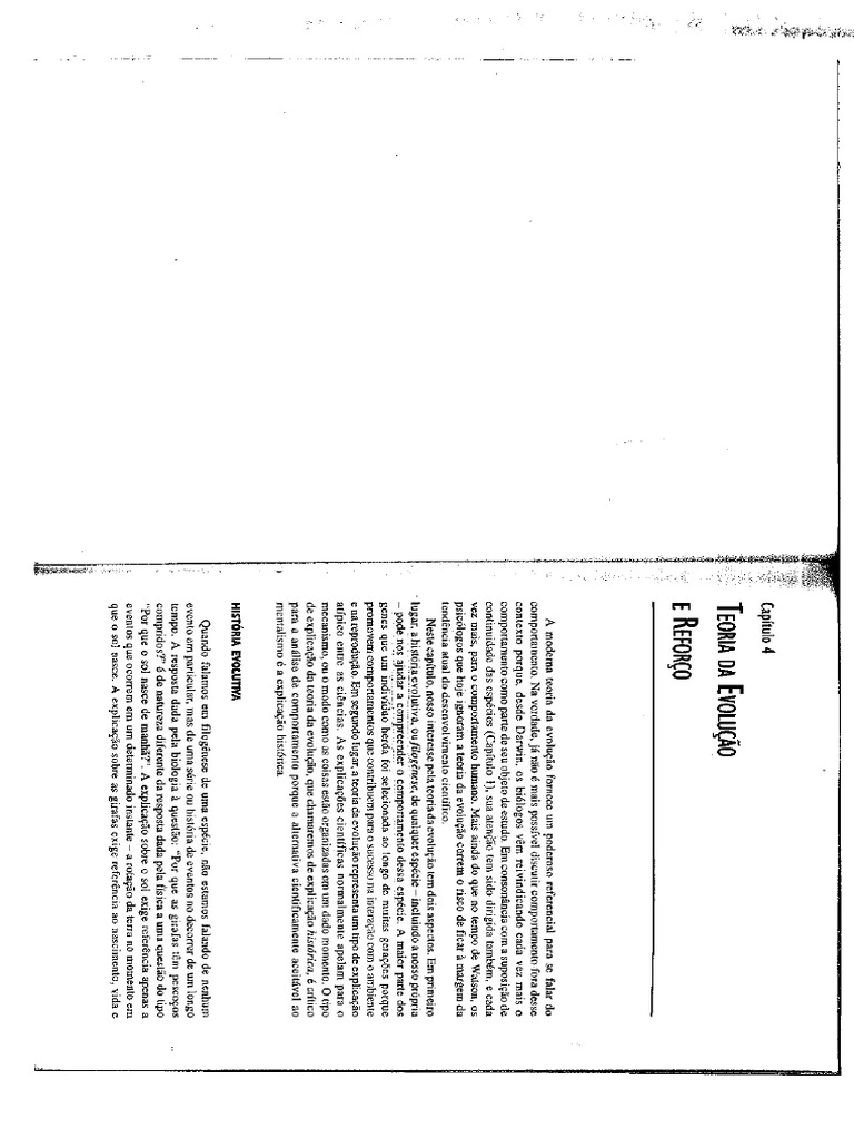 BAUM, Compreender o Behaviorismo - Cap 4 | PDF