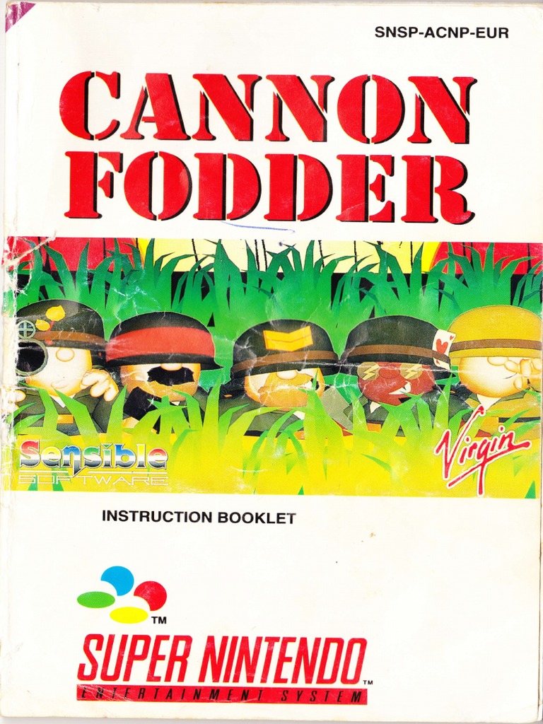 Cannon Fodder (EU) PDF | PDF | Tools | Military Technology