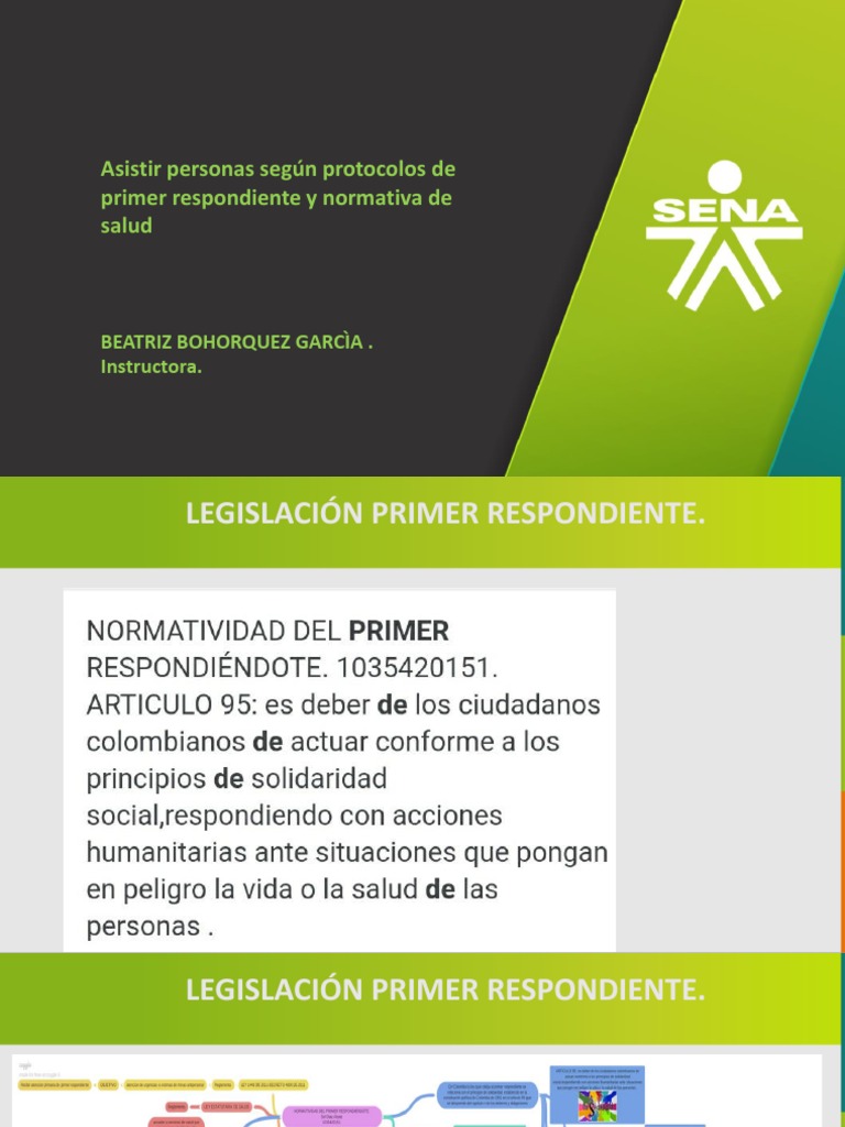 4.primer Respondiente | PDF | Primeros auxilios | Especialidades Medicas