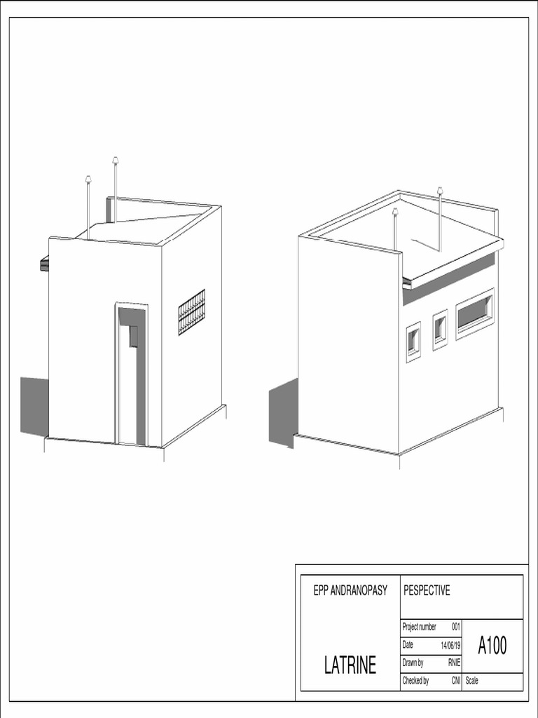 Plan-latrine | PDF