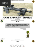 Glock Pistol Inspection Checklist | PDF | Military Technology | Firearms